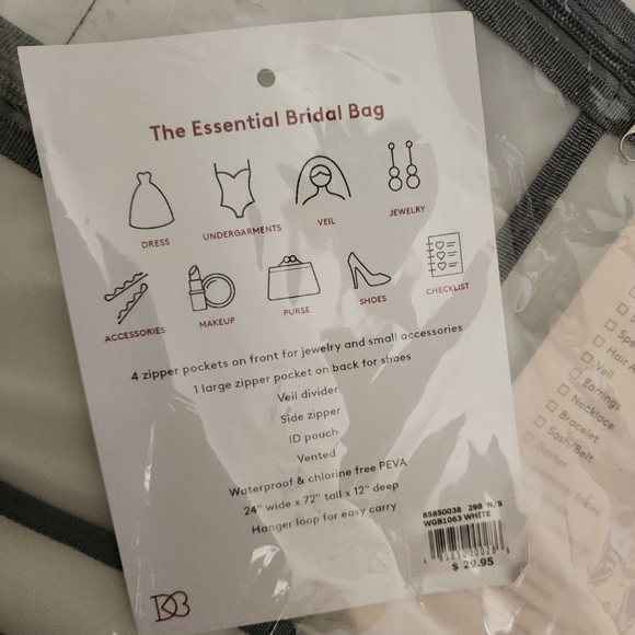 David's Bridal | Bags | F Nwt Davids Bridal The Essential Bridal Bag ...
